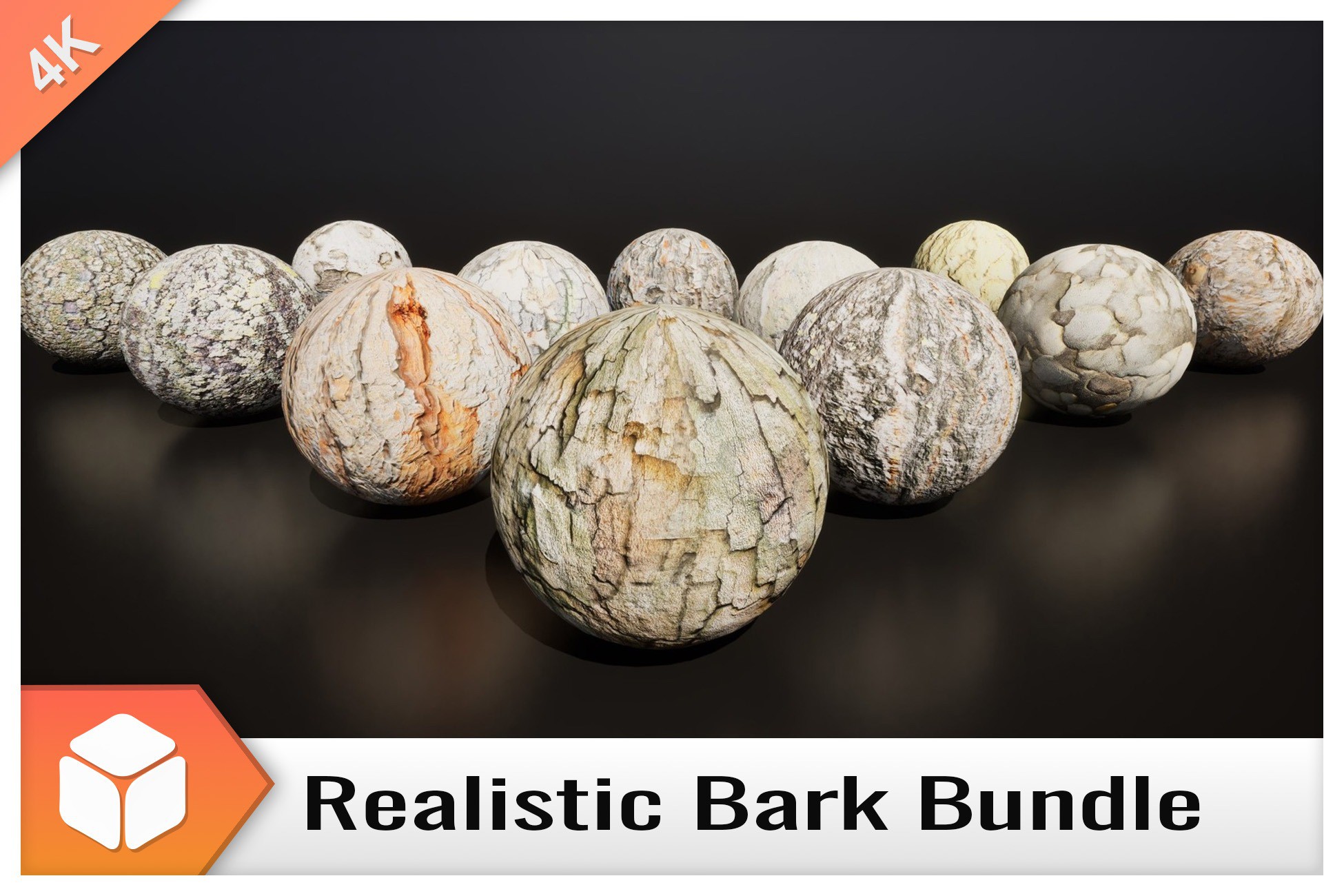Bark - Realistic 4K PBR Collection Vol.03 | 2D Wood | Unity Asset Store