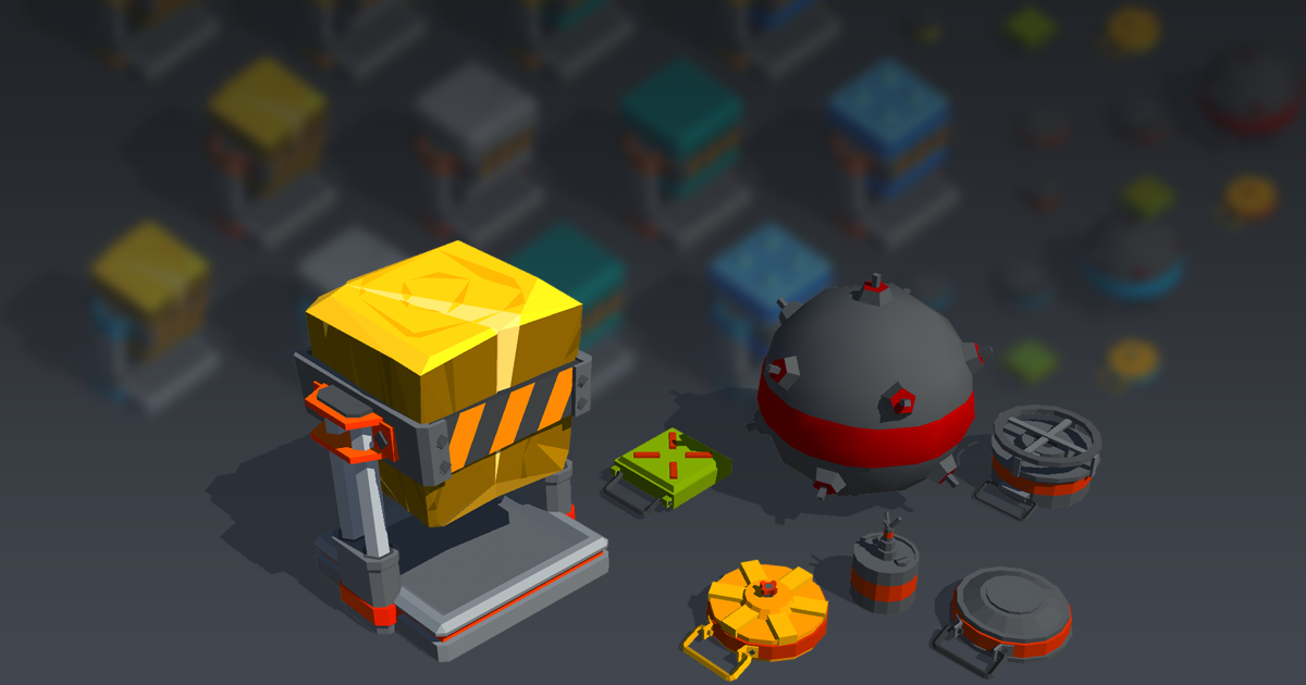 Poly Tower Part3 | 3D Weapons | Unity Asset Store