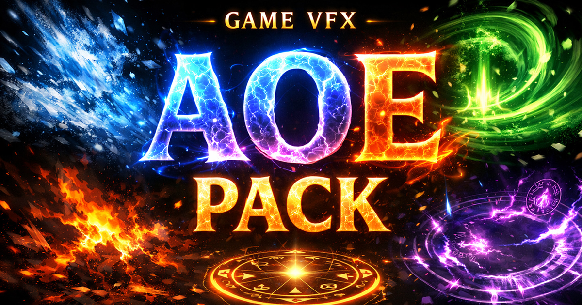 Game VFX - AOE Pack | VFX Particles | Unity Asset Store