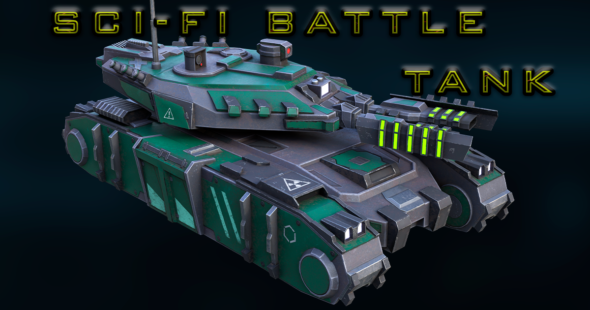 Sci-Fi Battle Tank | 3D Land | Unity Asset Store