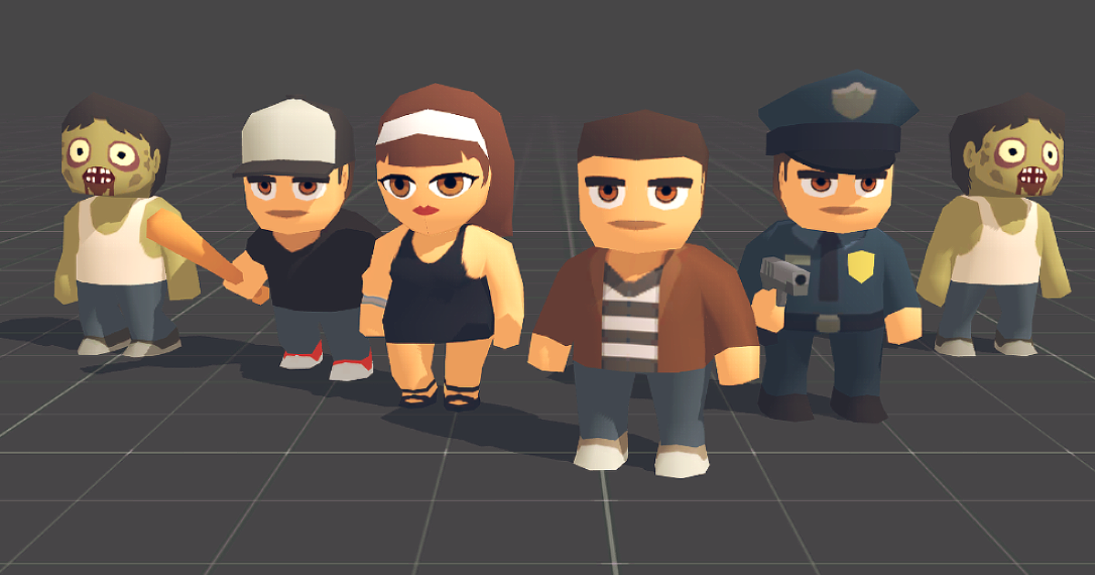 Toony Tiny People Demo | 3D Characters | Unity Asset Store