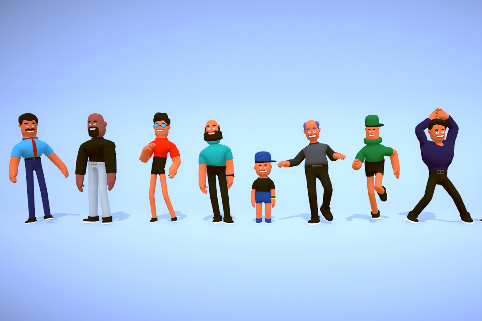 3D Stylized Characters Pack 4 | 3D Humanoids | Unity Asset Store