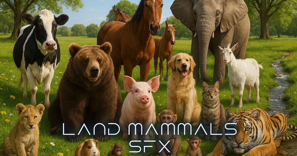 Land Mammals SFX | Animals Sound FX | Unity Asset Store