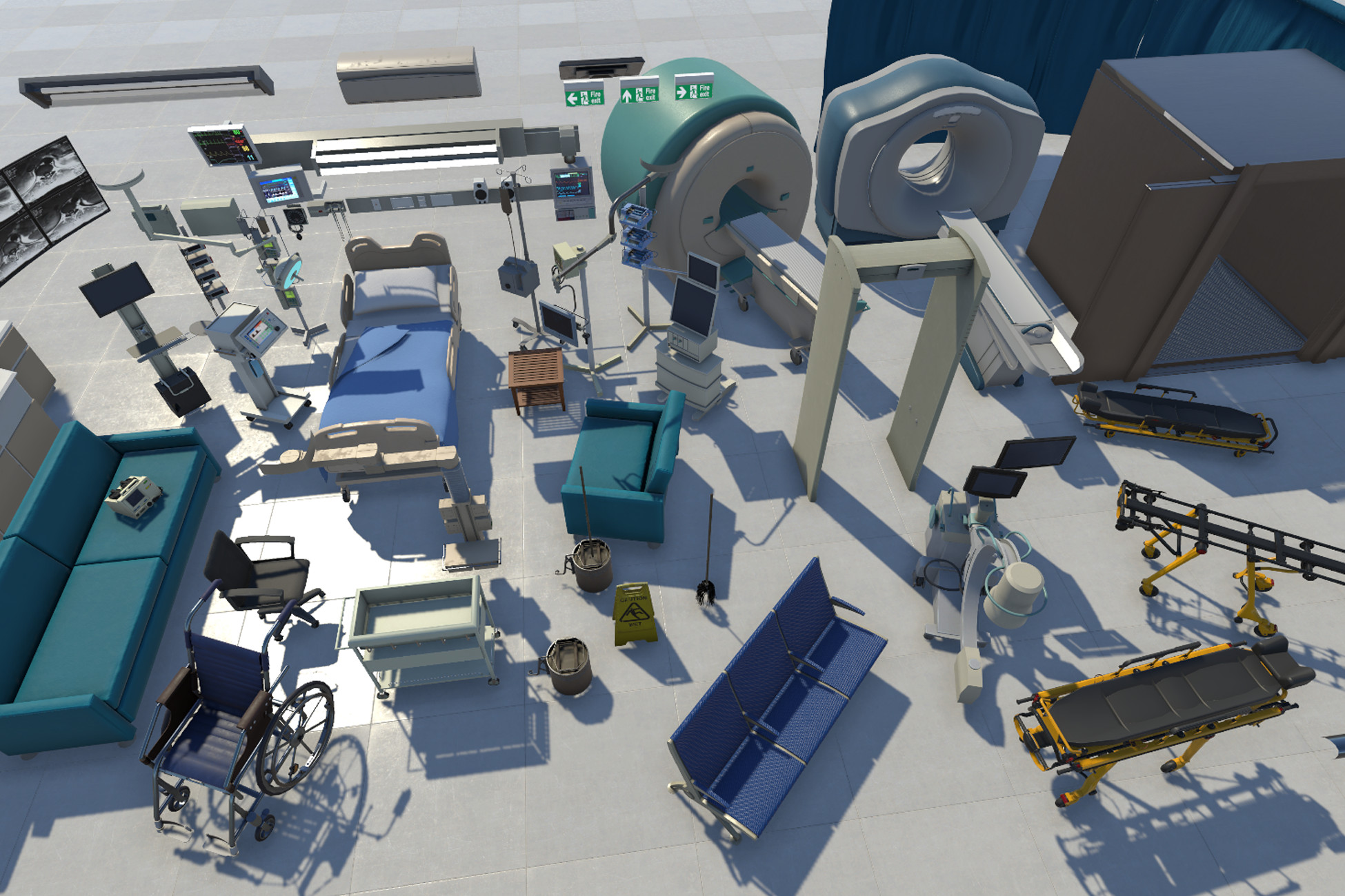 Hospital Room Props | 3D Environments | Unity Asset Store