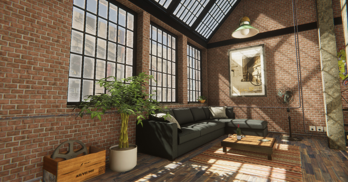 XRLOFT Interior Vol 01-The Loft Room | 3D Environments | Unity Asset Store