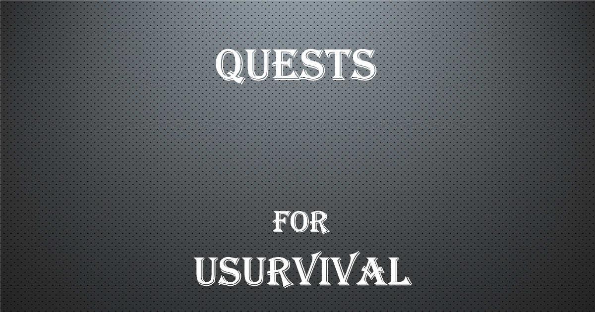 Quests for uSurvival | Add-Ons | Unity Asset Store