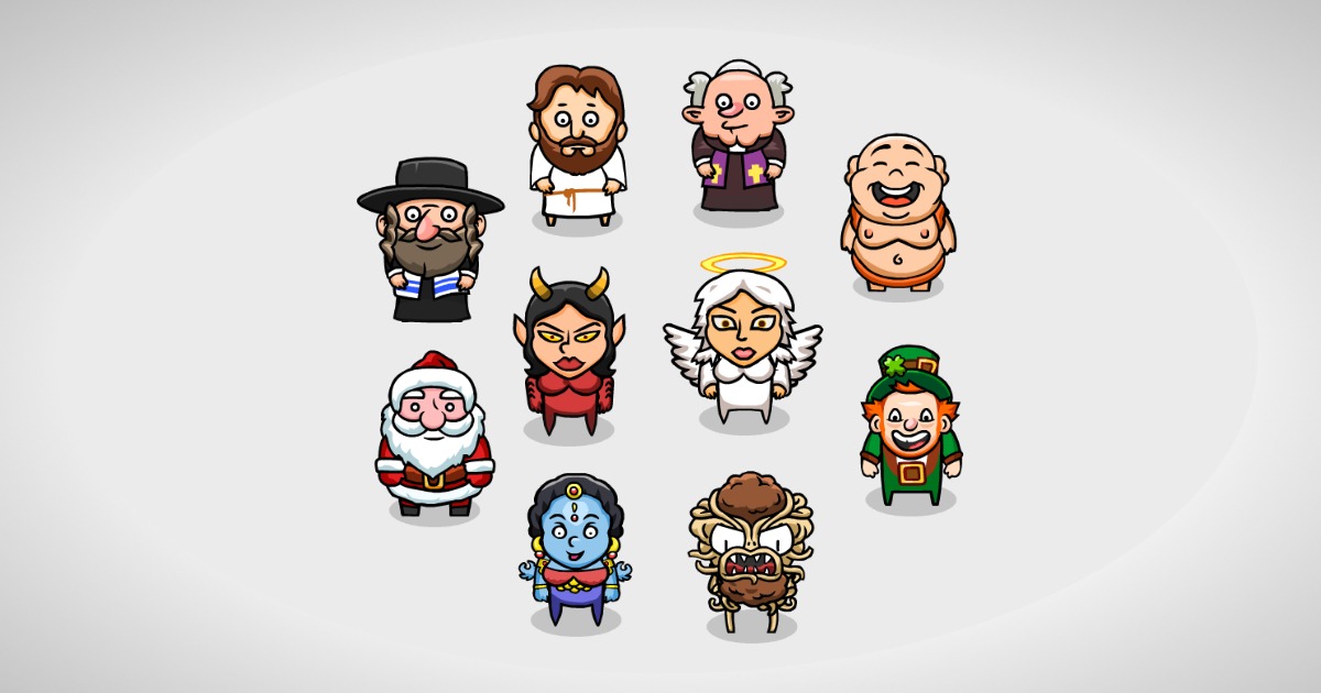 2D Characters - Spiritual Bundle | 2D 角色 | Unity Asset Store