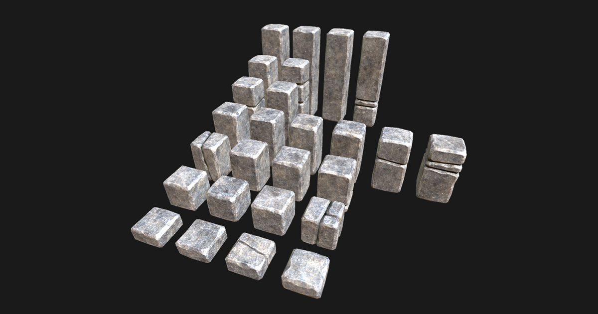 Stone Columns | 3D Props | Unity Asset Store