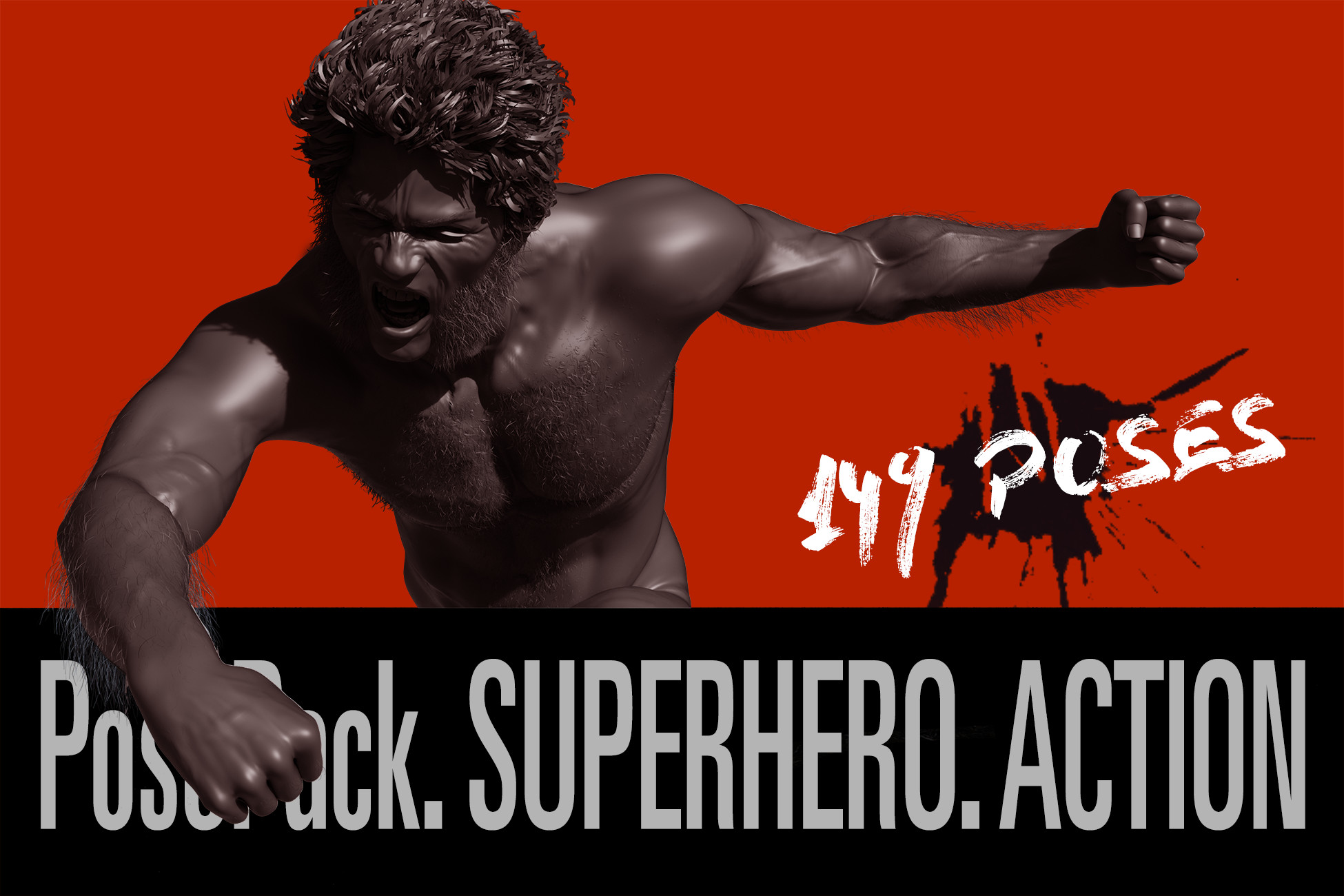 Poses Pack: Super Heroes. Action | 3D Animations | Unity Asset Store