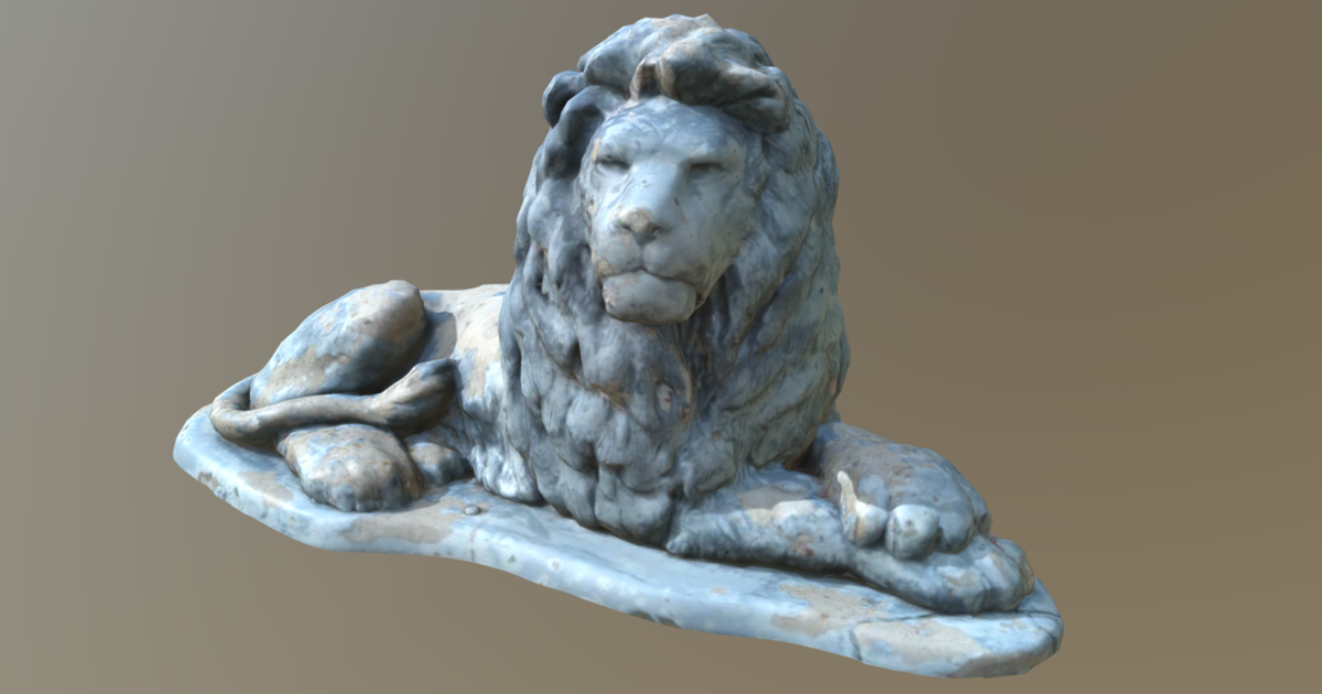 Photorealistic Lion Statue | 3D Environments | Unity Asset Store