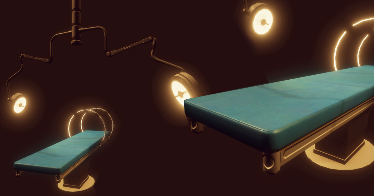 PBR Medical Laboratory Bed | 3D 가구 | Unity Asset Store