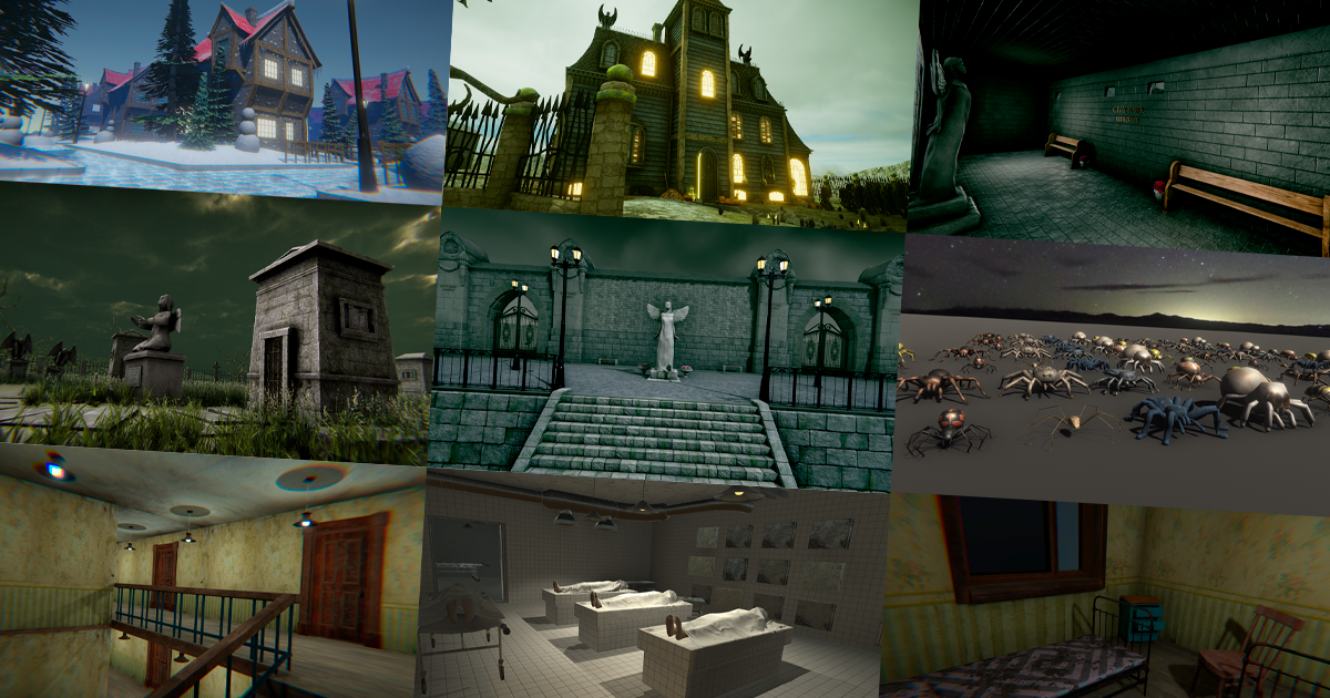 Horror pack - Big Pack | 3D Environments | Unity Asset Store
