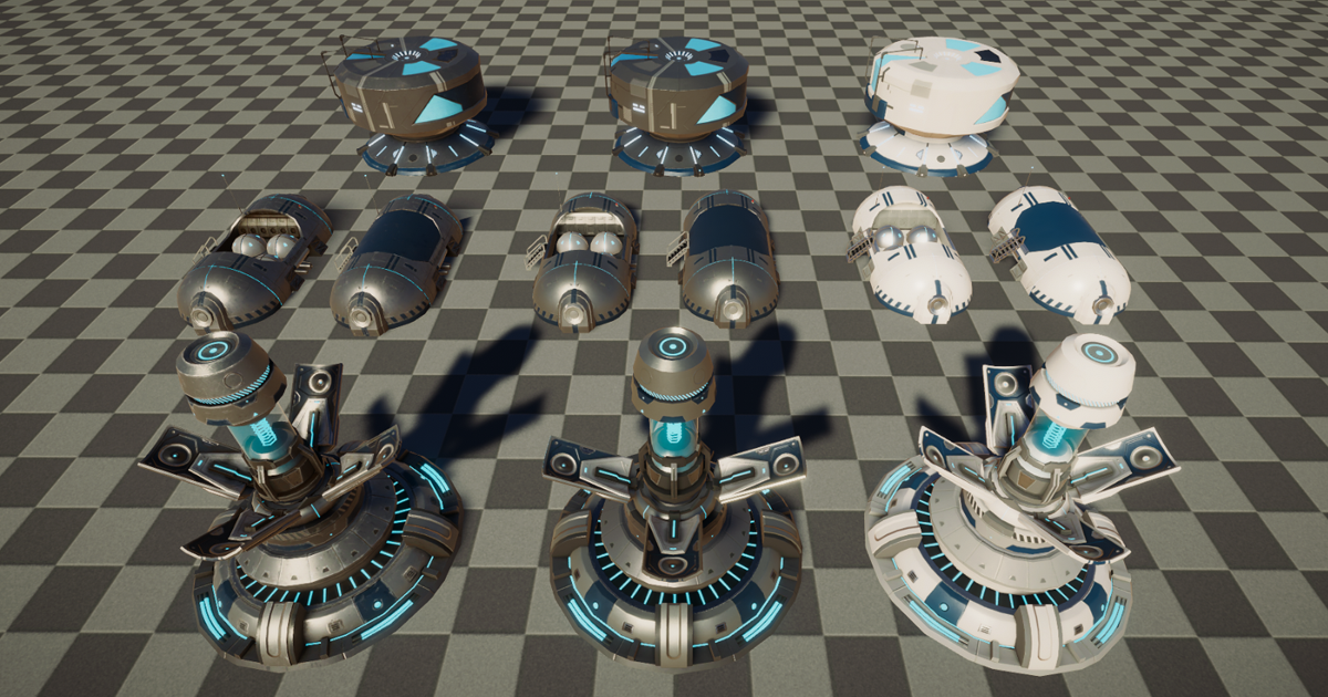 Power Energy Sci-Fi Pack | 3D Props | Unity Asset Store