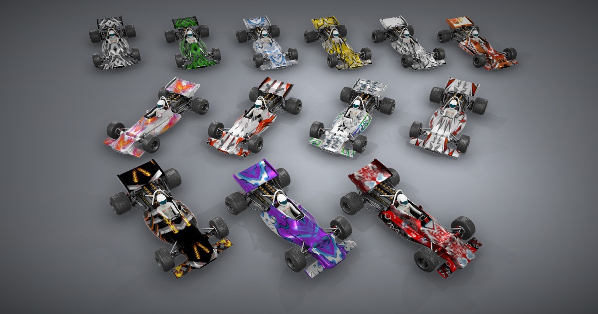 F1 Racing Car Model 5 | 3D Land | Unity Asset Store