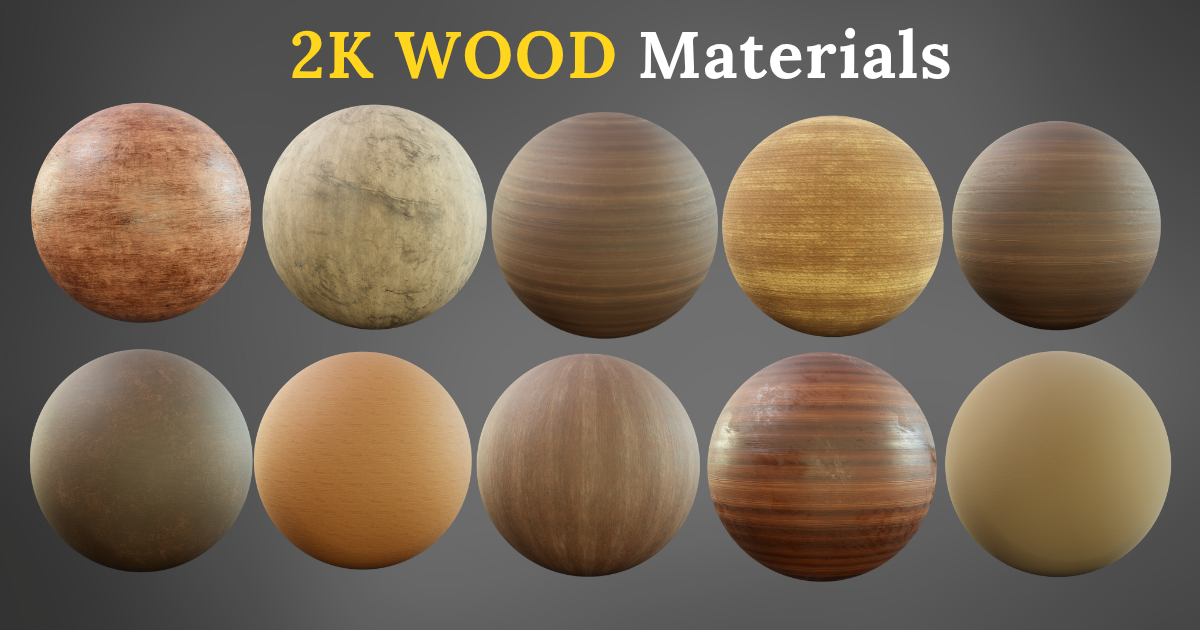 Wood Materials 2K | 2D Textures & Materials | Unity Asset Store