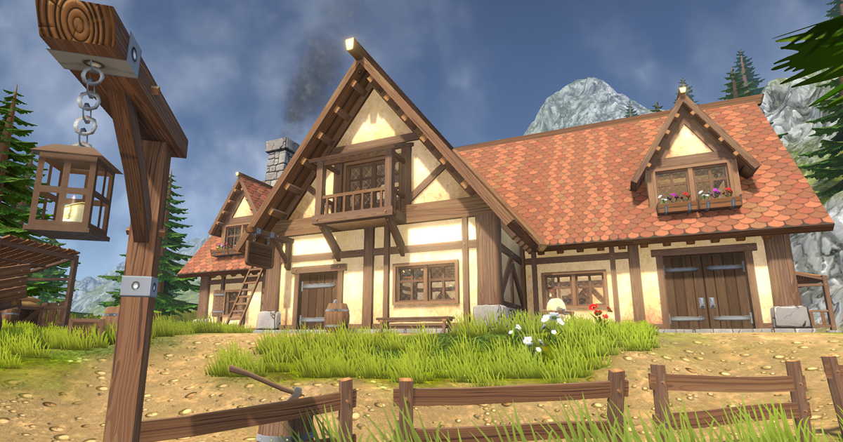 3D Medieval House Village Cartoon Kit | 3D Fantasy | Unity Asset Store