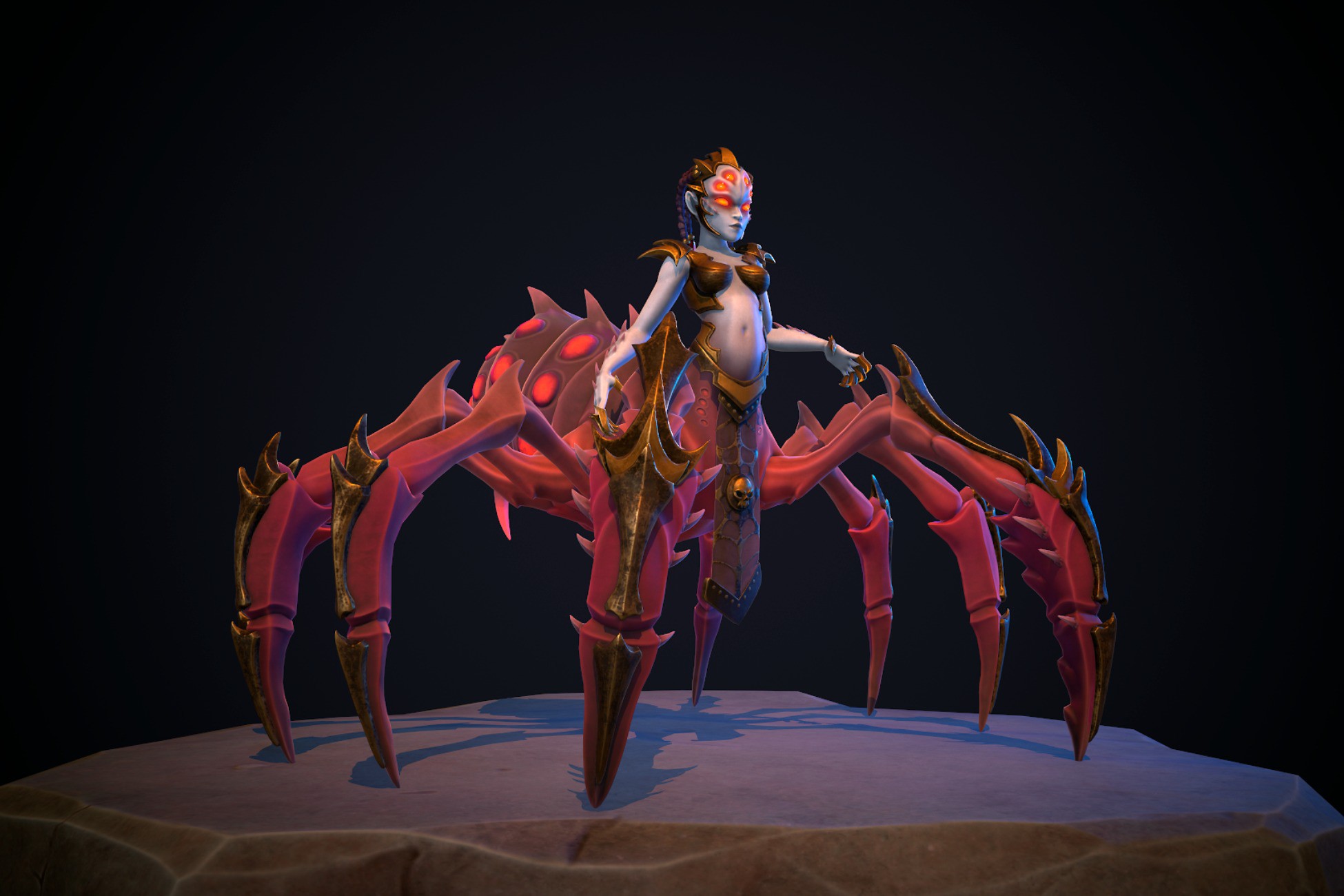 Spider Queen Character | 3D Creatures | Unity Asset Store