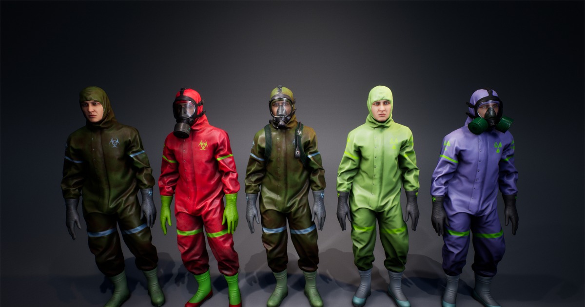 Hazmat Suit Man | Characters | Unity Asset Store