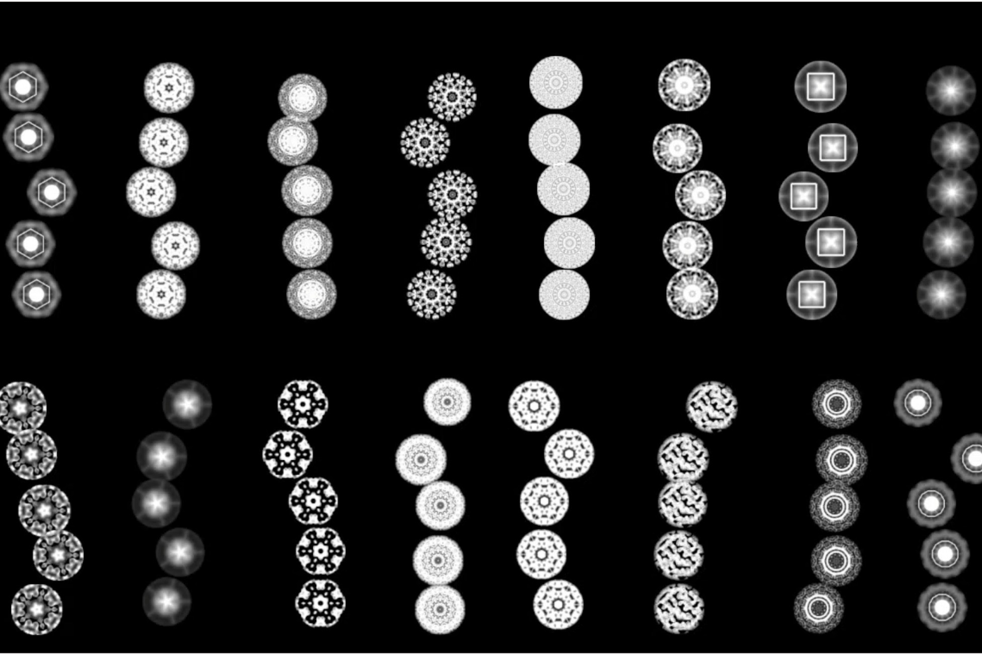 50 Kaleidoscope Particle Textures Part 1 | 2D Textures & Materials ...