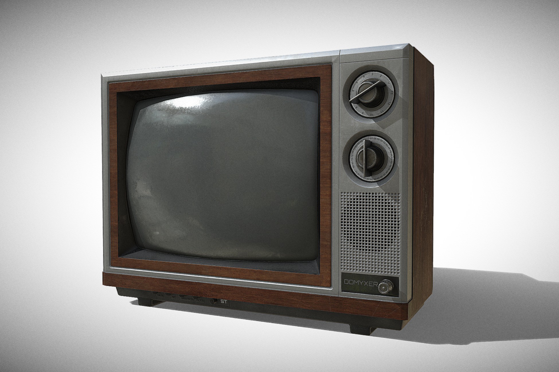 Retro Tv 80s 3d Electronics Unity Asset Store 1011