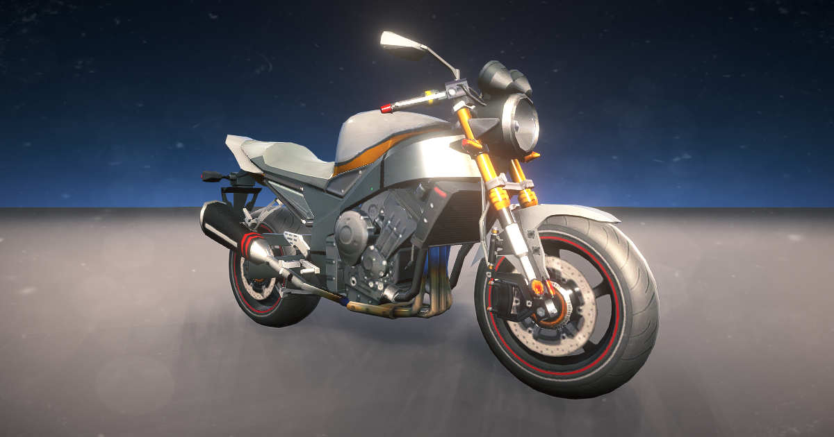Motorcycle #4: Scrambler Motorbike (Compatible with Wheel System) | 3D ...