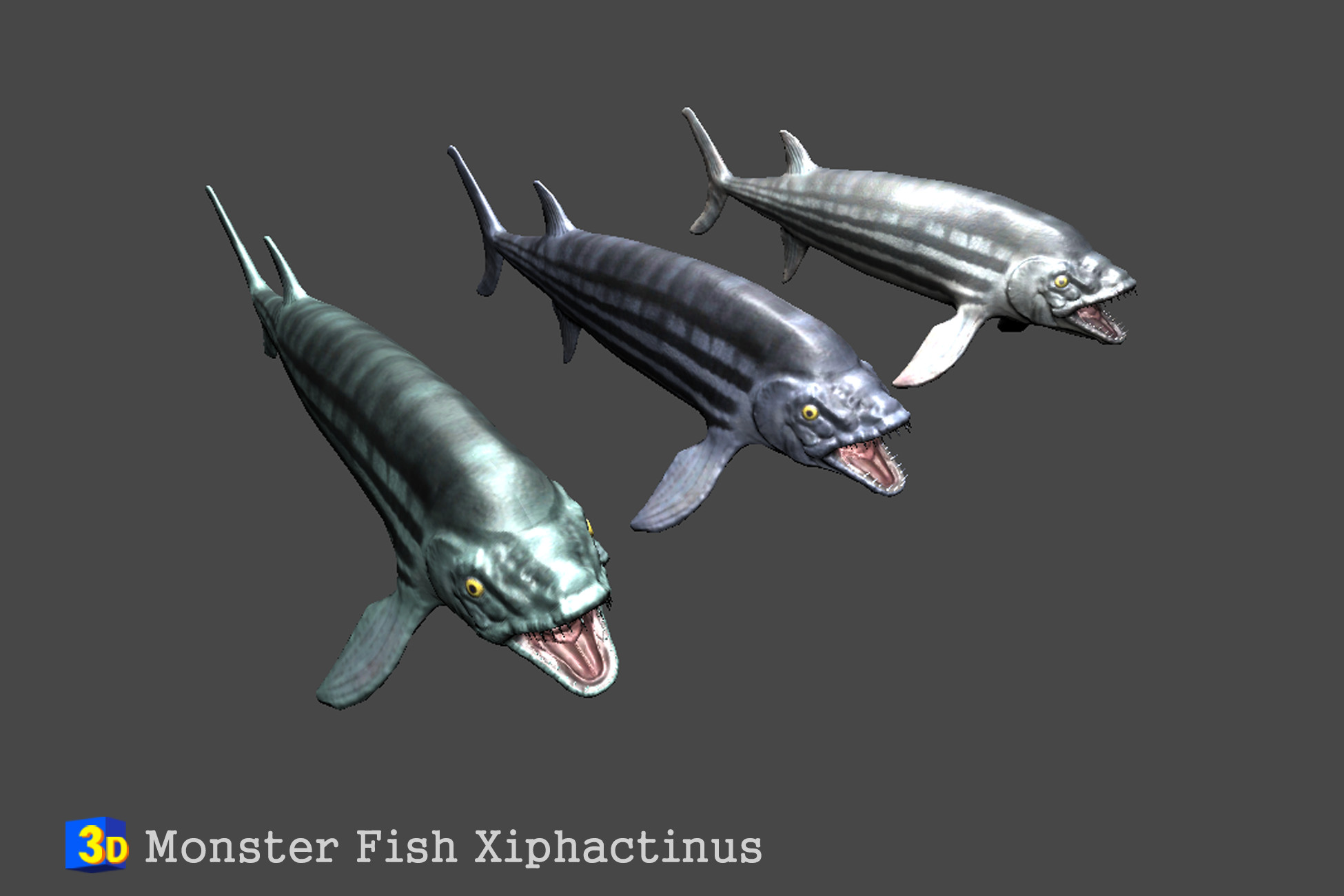 Monster Fish Xiphactinus | Characters | Unity Asset Store