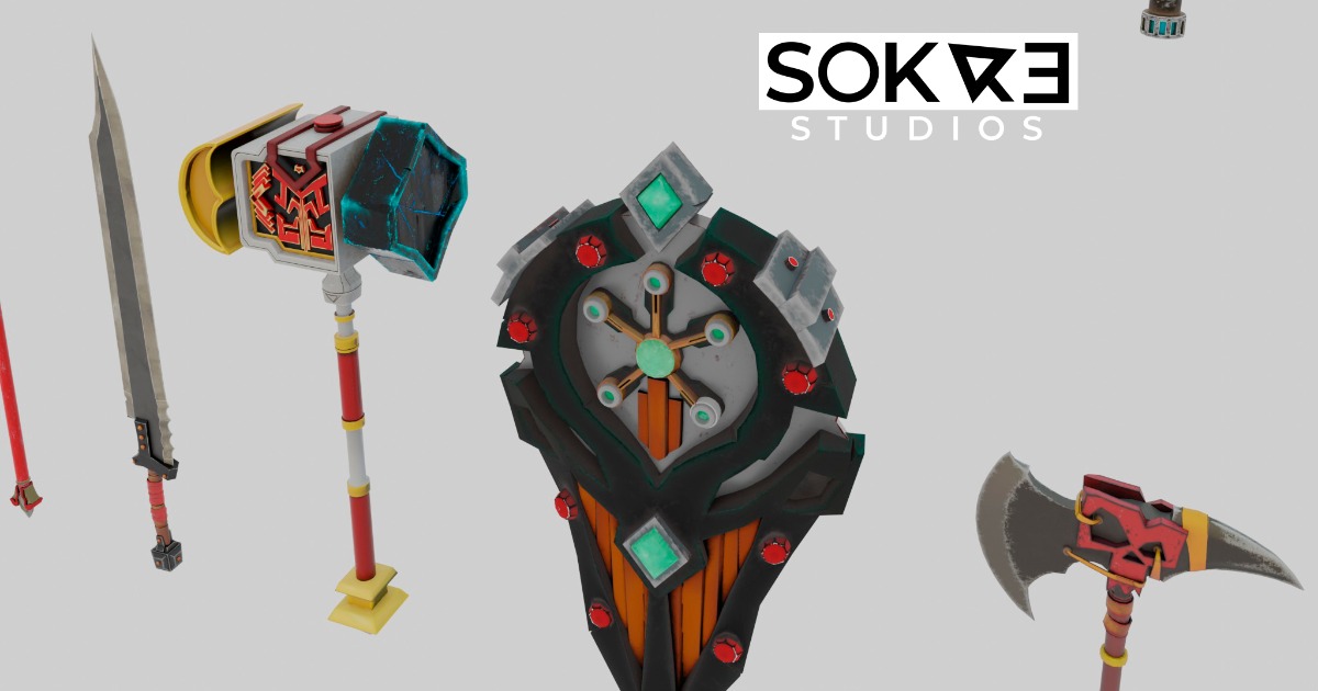 Weapons Pack Stylized Fantasy | 3D Weapons | Unity Asset Store