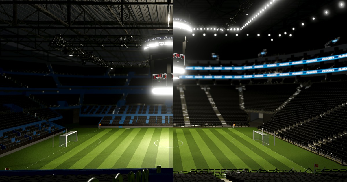 Indoor Football Stadium | 3D Environments | Unity Asset Store