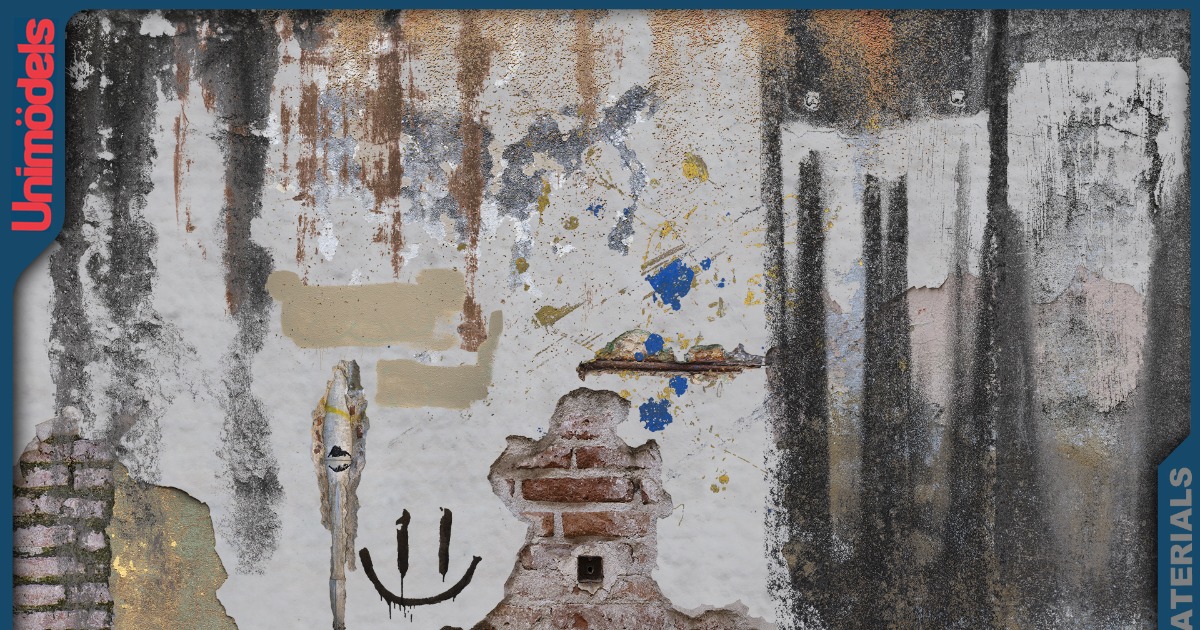 Decals of Grime & Decay Wall Pack – Vol. 15 - Realistic Photogrammetry ...