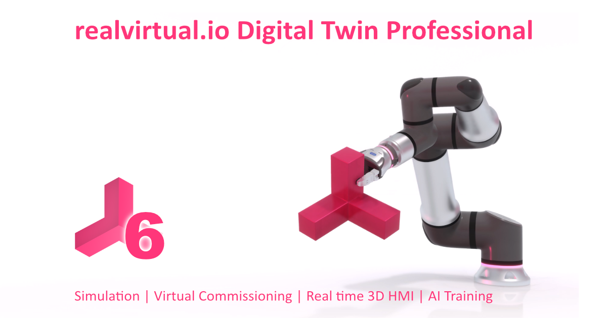 realvirtual.io Digital Twin Professional 6 | 기능 통합 | Unity Asset Store