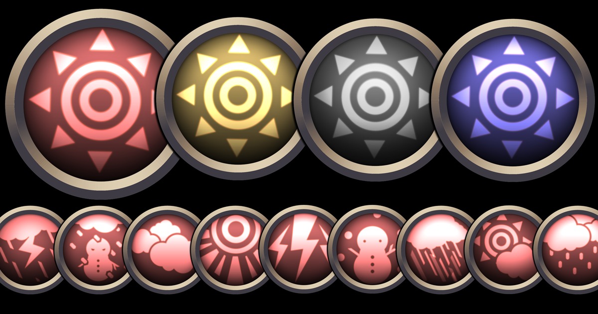 Weather Icons | 2D Icons | Unity Asset Store