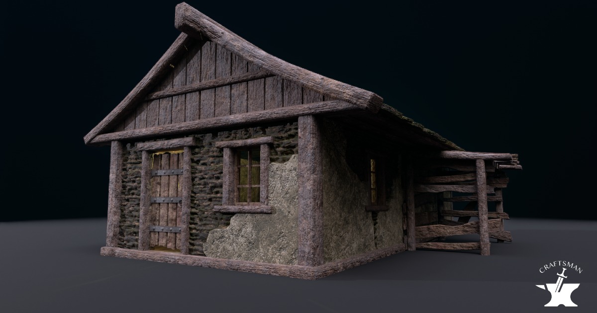 Realistic Medieval House | 3D Historic | Unity Asset Store