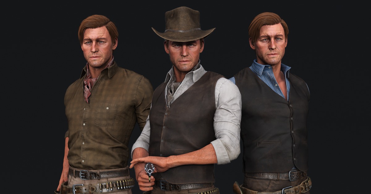 Cowboy Western Character - Wild West,Adventure,Survival,Survivor ...