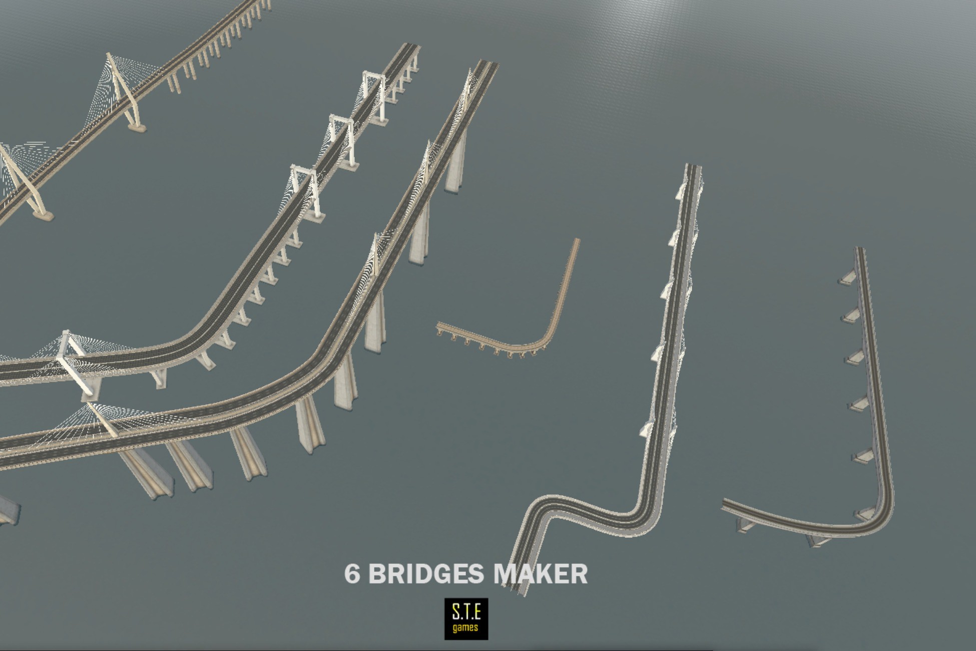 6 Bridges Maker | 3D Roadways | Unity Asset Store