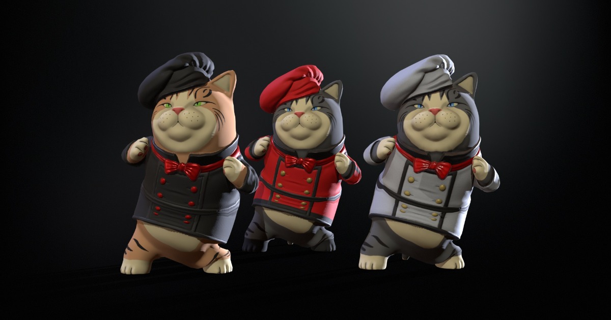 Cook Cat | Characters | Unity Asset Store
