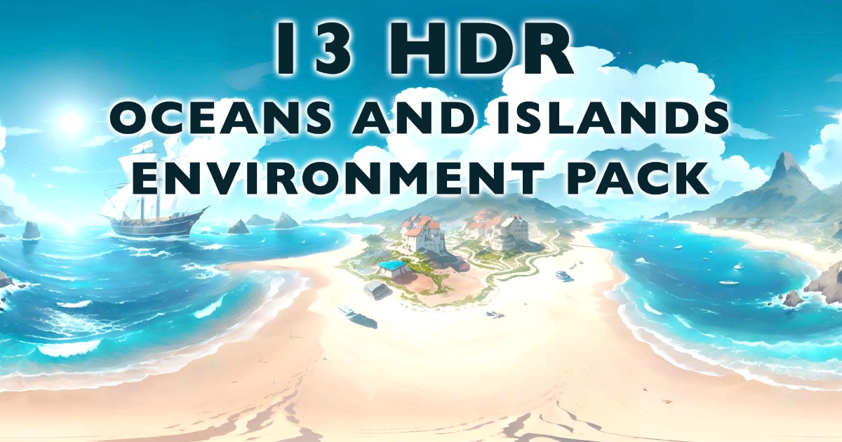 13 HDR Oceans and Islands Environment | 2D Sky | Unity Asset Store