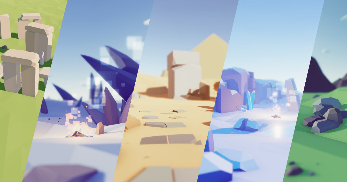 Low Poly Rocks Pack | 3D Environments | Unity Asset Store