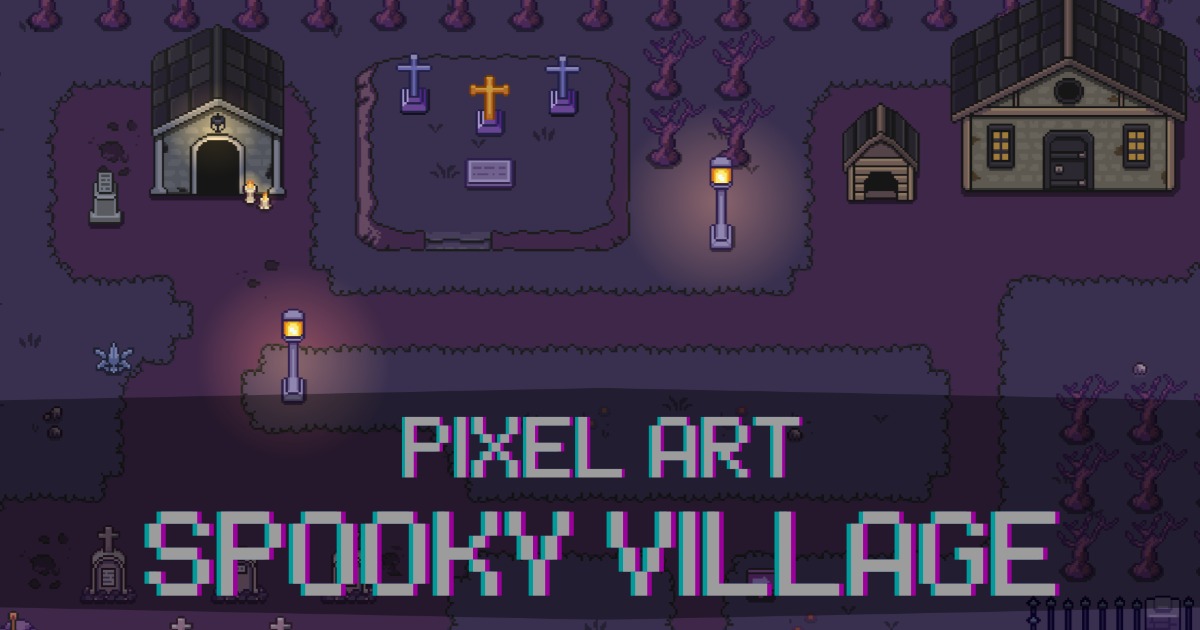 Spooky Village | 2D Environments | Unity Asset Store