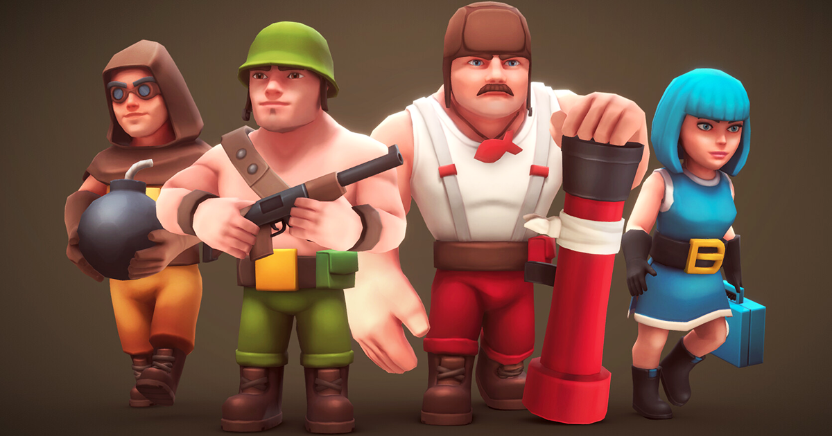 Cartoon Army Men | Characters | Unity Asset Store
