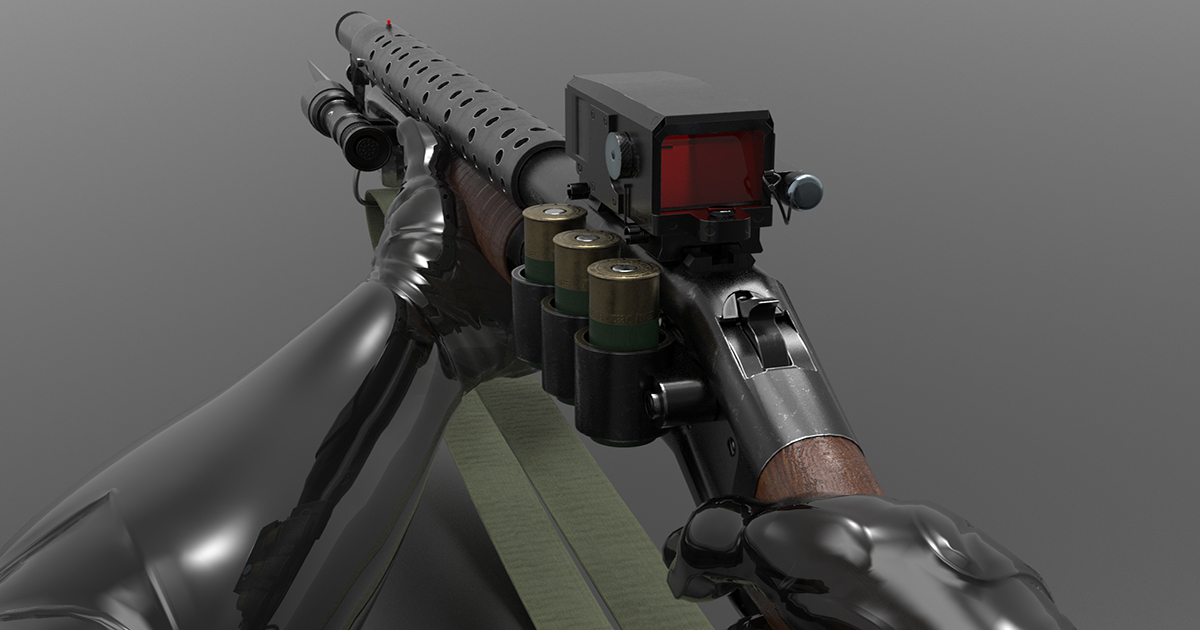 Shotgun w1897 (Fps - Tps) | 3D Guns | Unity Asset Store