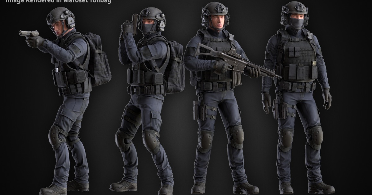 Military Soldier Night Skin | Characters | Unity Asset Store