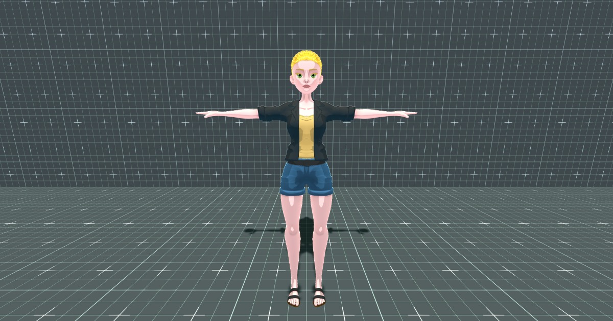 Stylized Office Lady Character | 3D Characters | Unity Asset Store