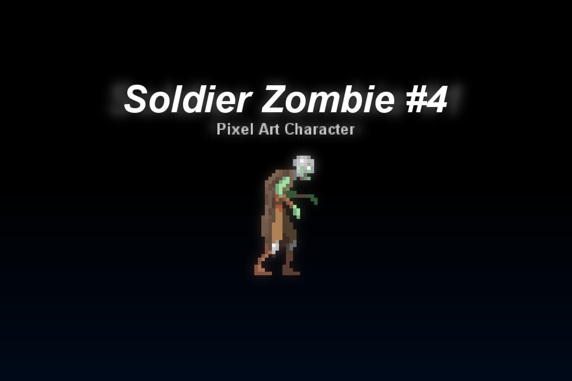 Soldier Zombie #4 - Pixel Art Character | 2D キャラクター | Unity Asset Store