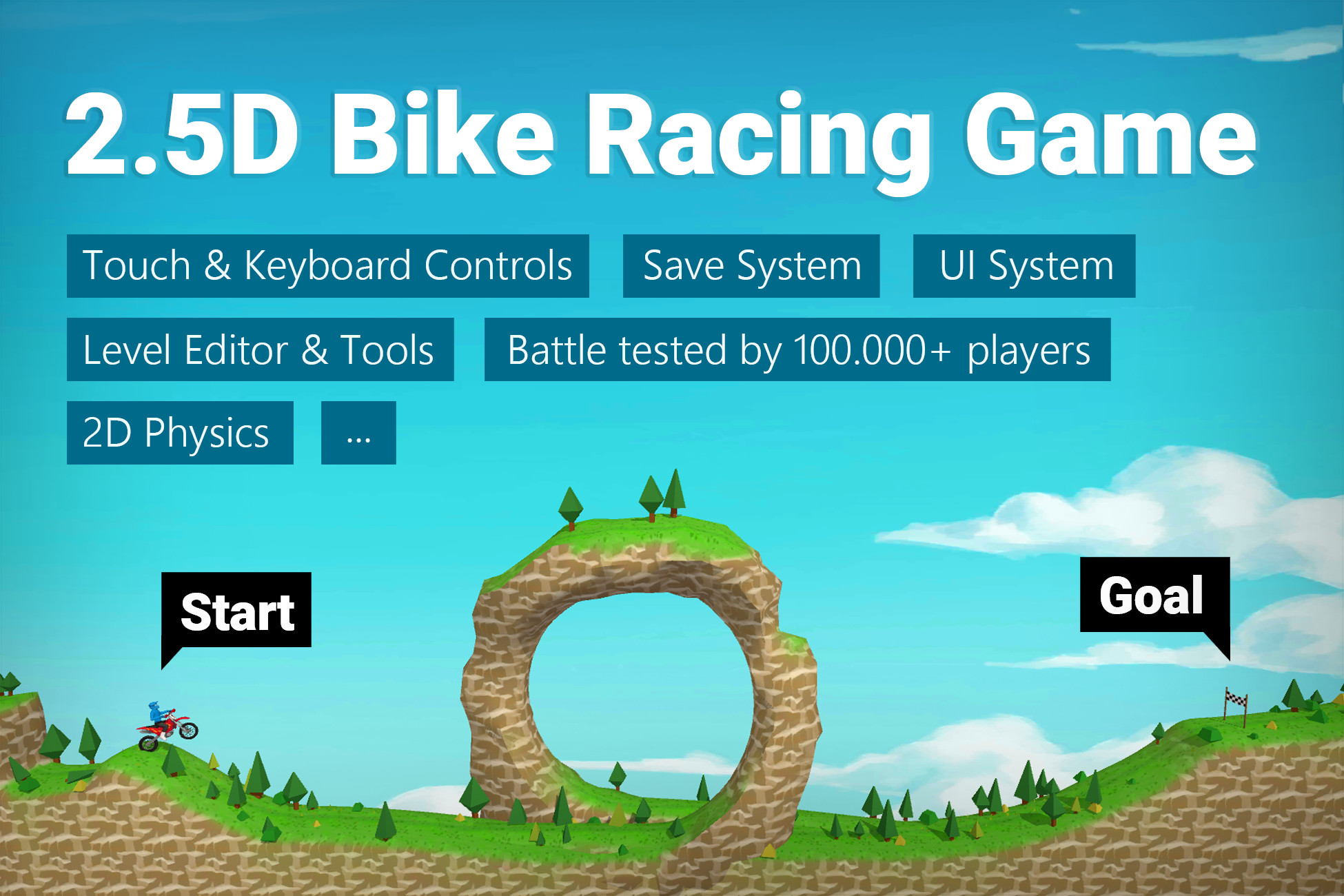 2.5D Bike Racing Game Template | Packs | Unity Asset Store