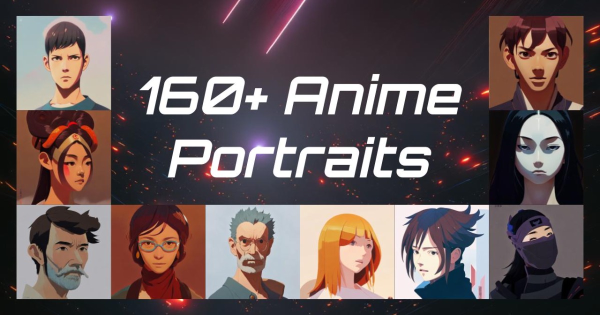 160+ Anime Portraits | 2D Characters | Unity Asset Store