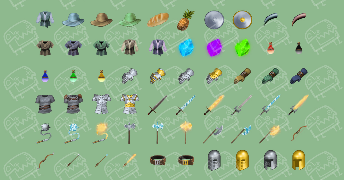 Fantasy RPG Icons 4 | 2D 環境 | Unity Asset Store