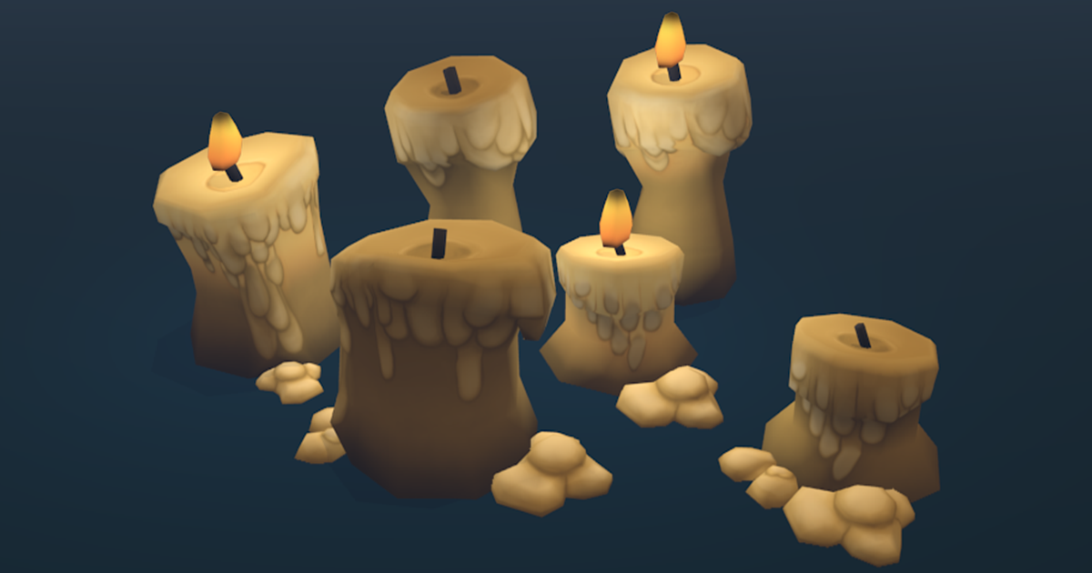 Candles - Dungeon Magic Pack | 3D 판타지 | Unity Asset Store