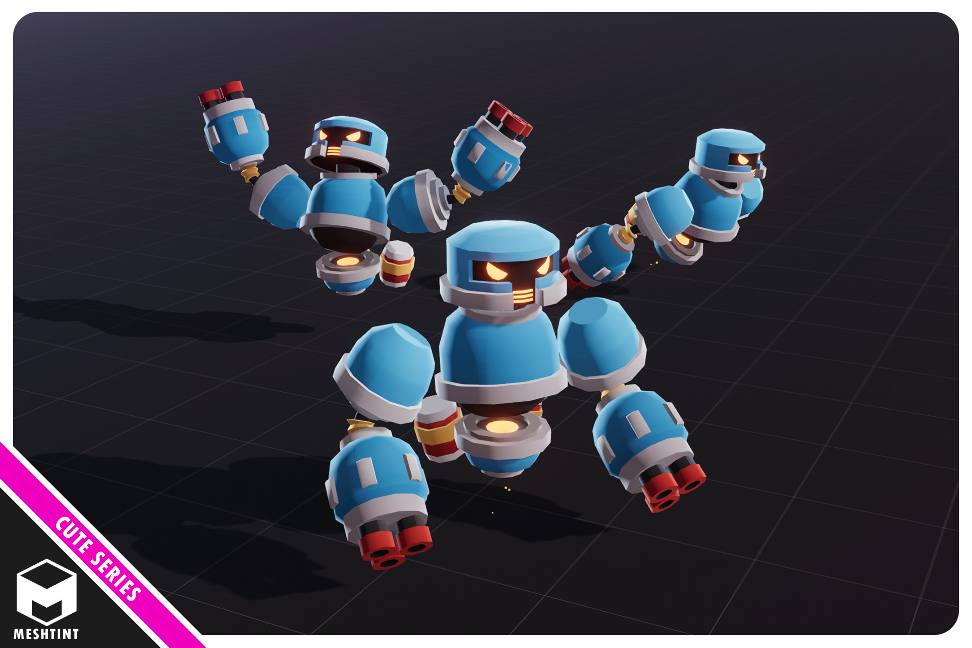 Trooper Robot Cute Series | 3D Robots | Unity Asset Store