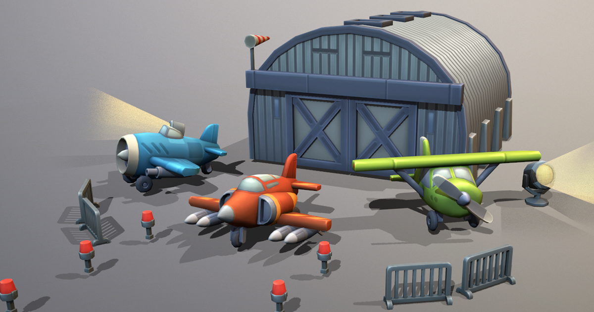 Cartoon Airplanes | 3D Air | Unity Asset Store