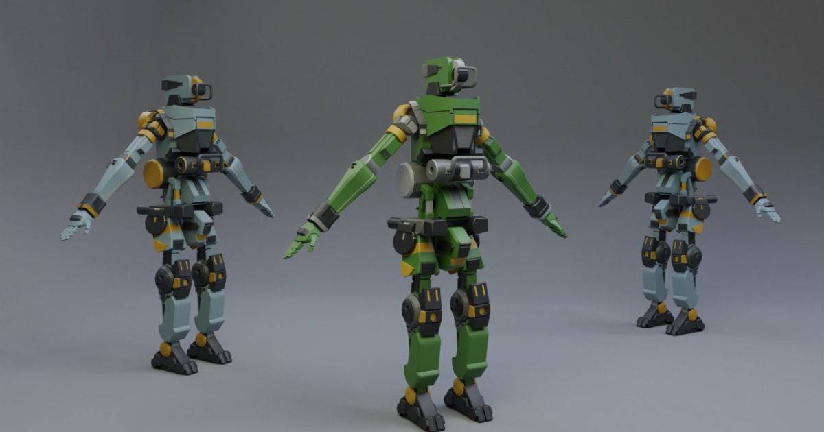 Robot Humanoid low_poly | 3D Robots | Unity Asset Store